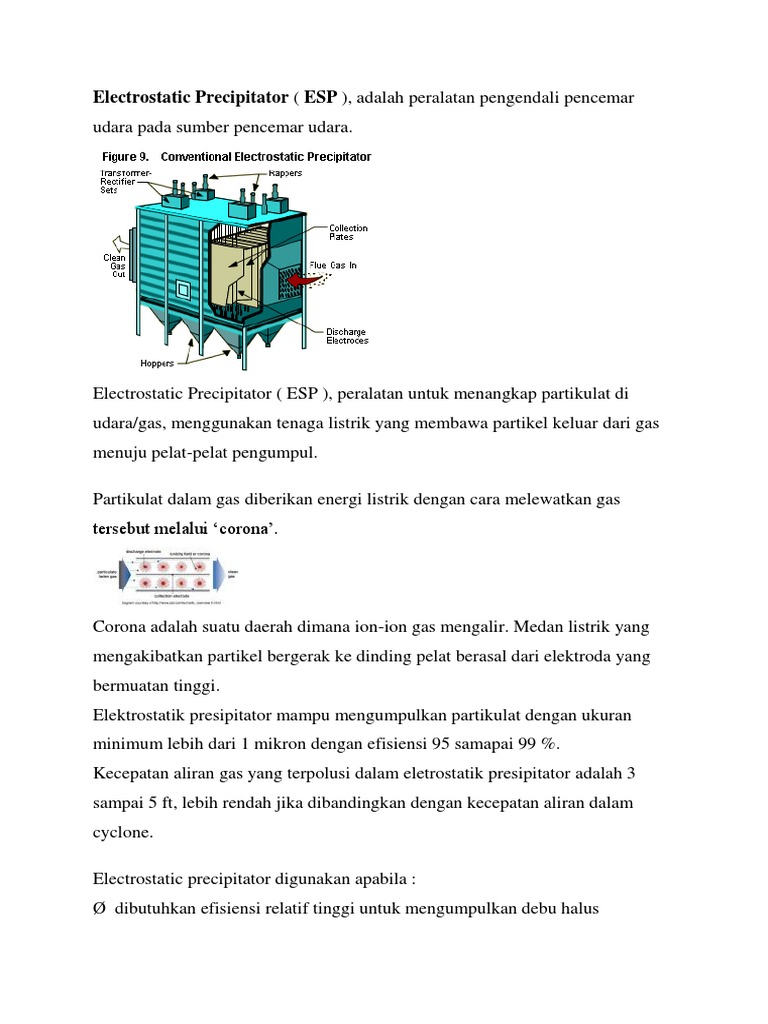 Electrostatic Precipitator | PDF | Sains & Matematika
