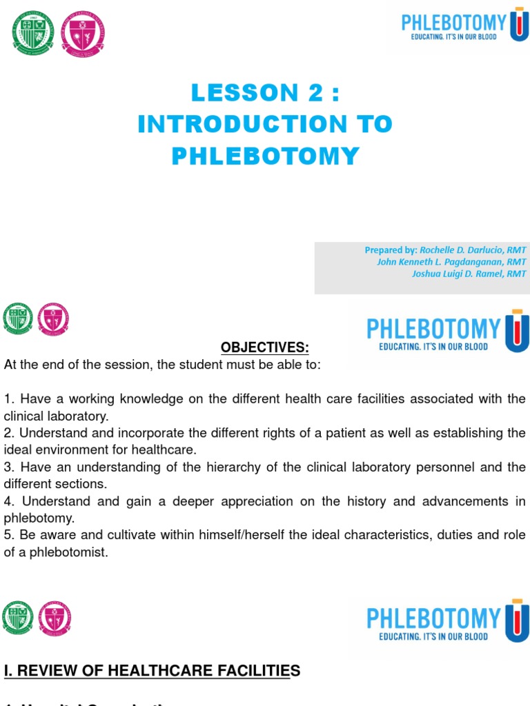 Introduction to Phlebotomy Basics | PDF | Pathology | Medical Laboratory