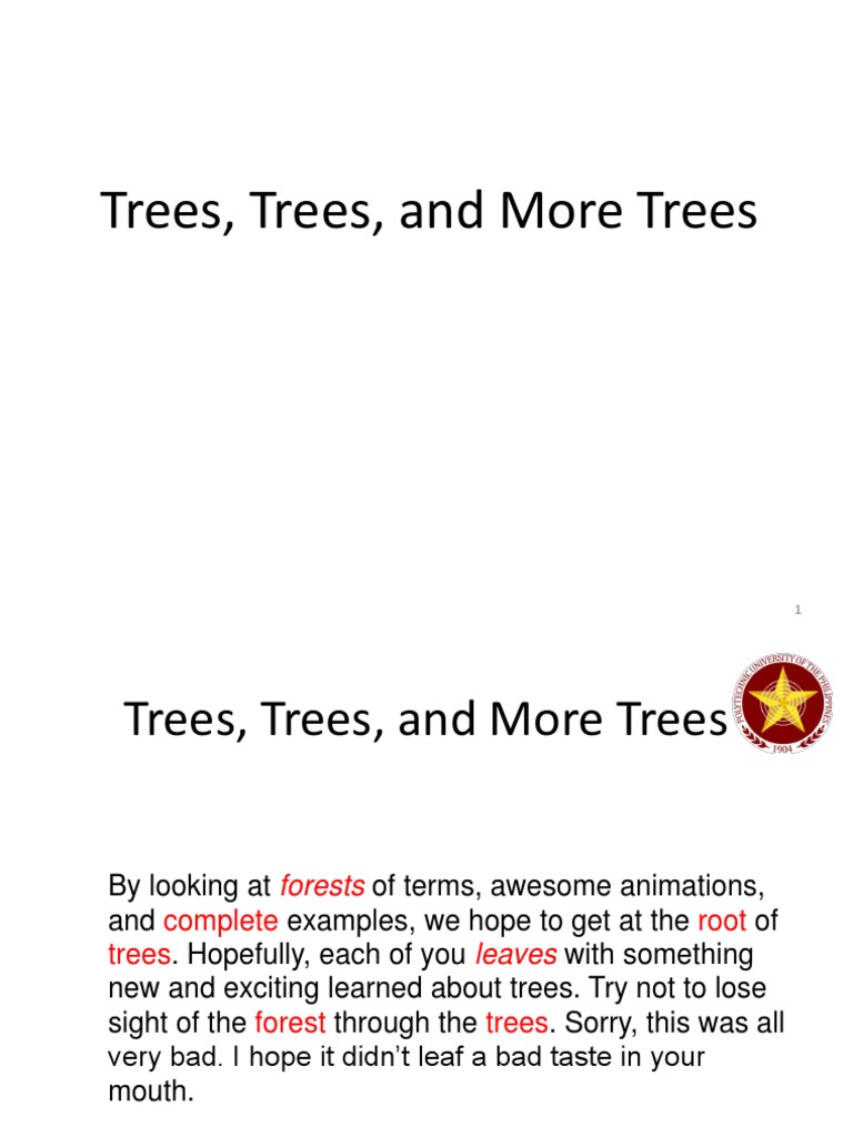 Trees Lecture For Students-Animated | PDF | Algorithms And Data ...