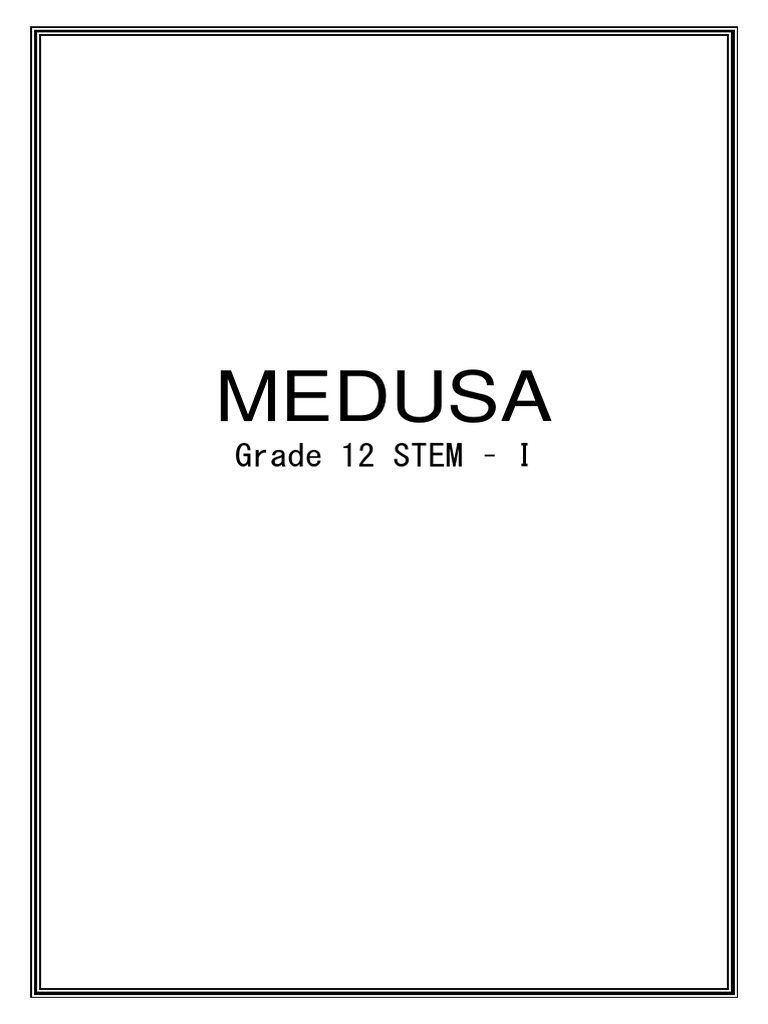 The Curse of MEDUSA SCRIPT | PDF | Athena | Medusa