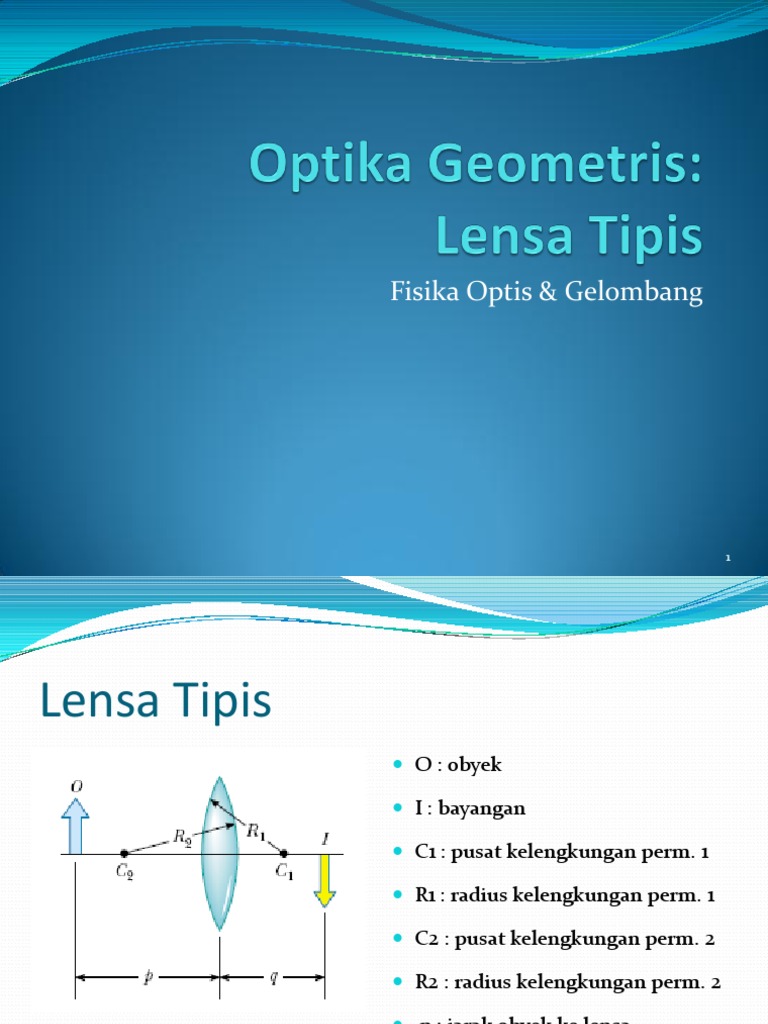 OPTICAL PHYSICS AND WAVES: LENSES, RAYS, AND IMAGE FORMATION | PDF