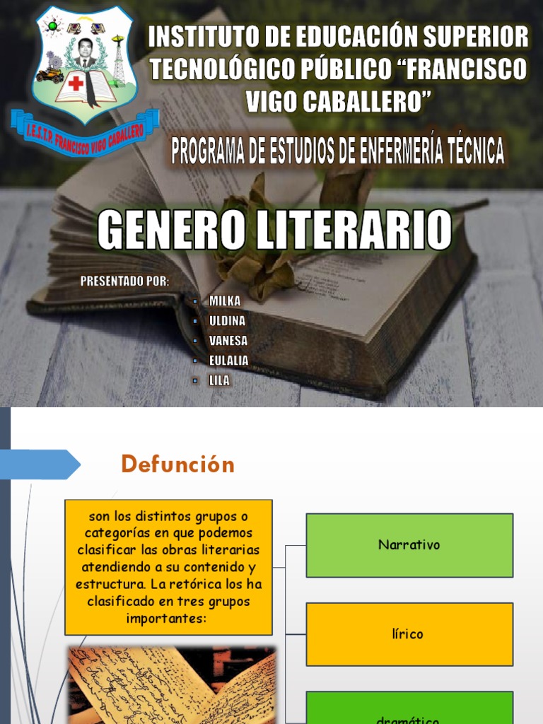 Características de los géneros literarios | PDF | Narrativa | Science