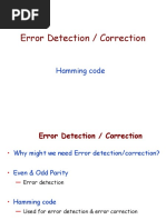Hamming Code With Solved Problems | PDF