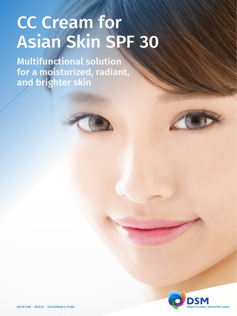 Skincare Formulation CC Cream Asian Skin | PDF | Chemical Substances ...