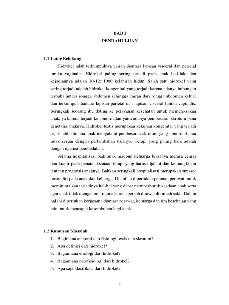 Panduan Hidrokel untuk Orang Tua | PDF | Sains & Matematika