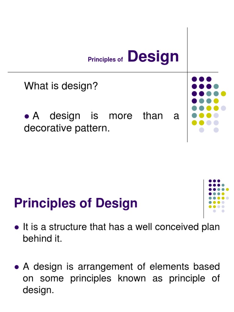 1 Principles of Design | Download Free PDF | Composition (Visual Arts ...