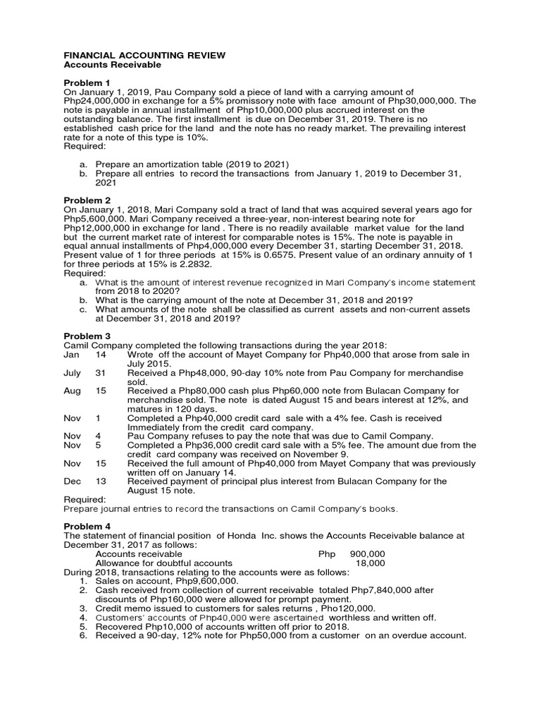 Fin Act Rev Ar | PDF