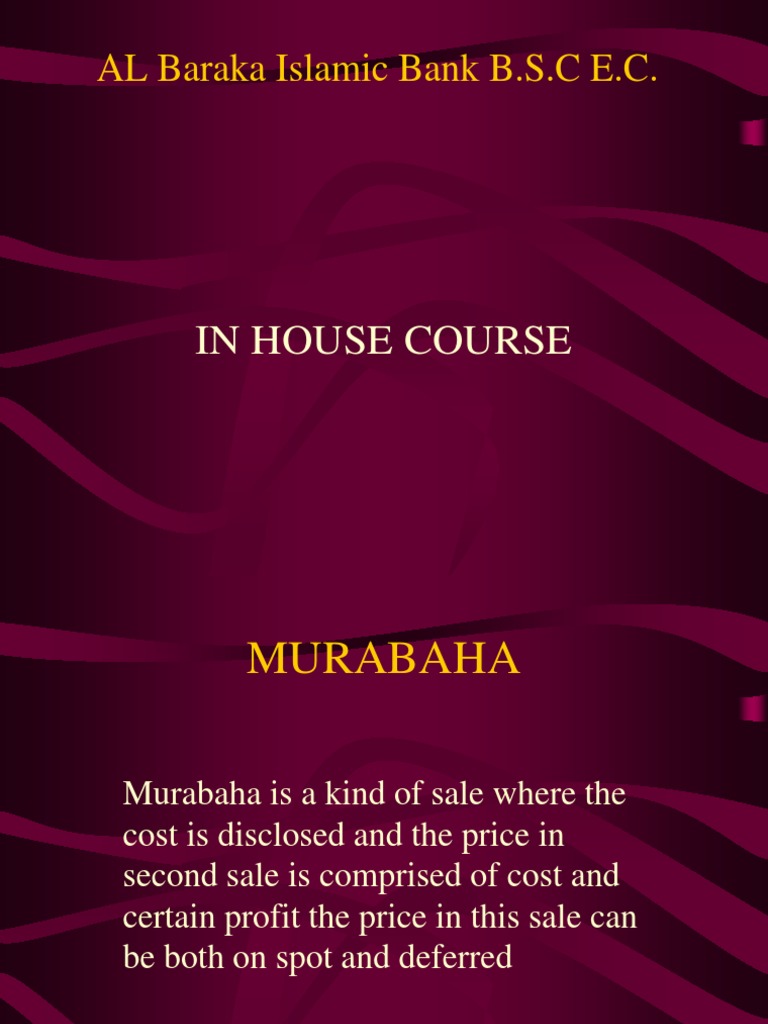 MURABAHA | PDF | Financial Services | Business