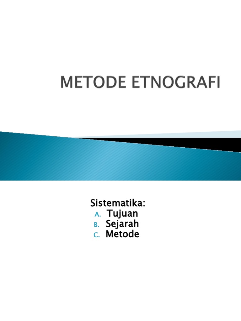 Ethnography: Methods and Insights | PDF | Field Research | Ethnography