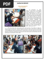 Parent Orientation Narrative Report | PDF | Teachers | Learning