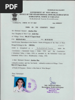 OBC Certificate | PDF