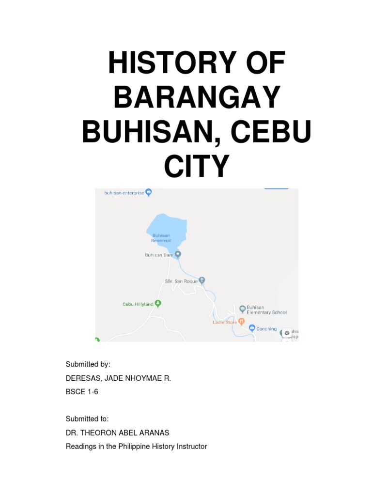 History of Barangay Buhisan5 | PDF