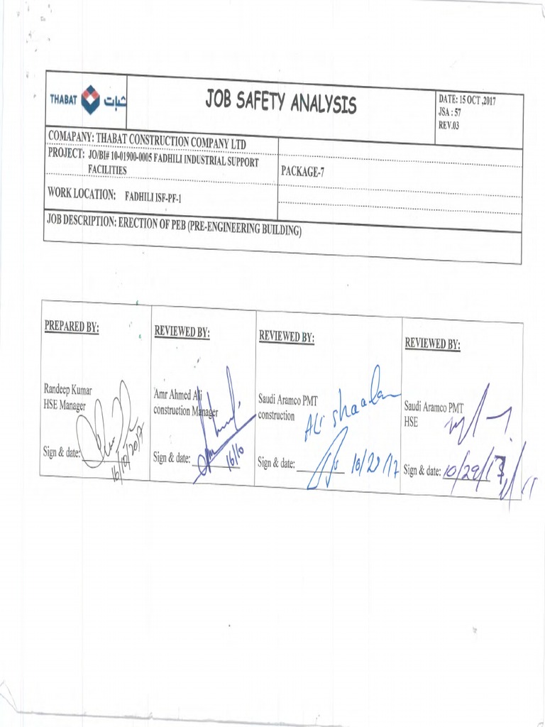 Jsa 57 Rev-003 Erection of Peb Buildings | PDF