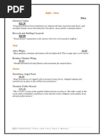 3 Course Dinner Menu | PDF