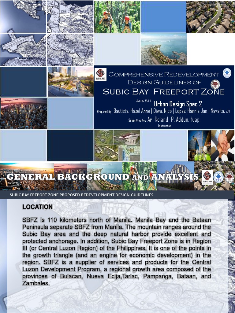 COmprehensive Olongapo Redevelopment | PDF | Road Transport | Transport