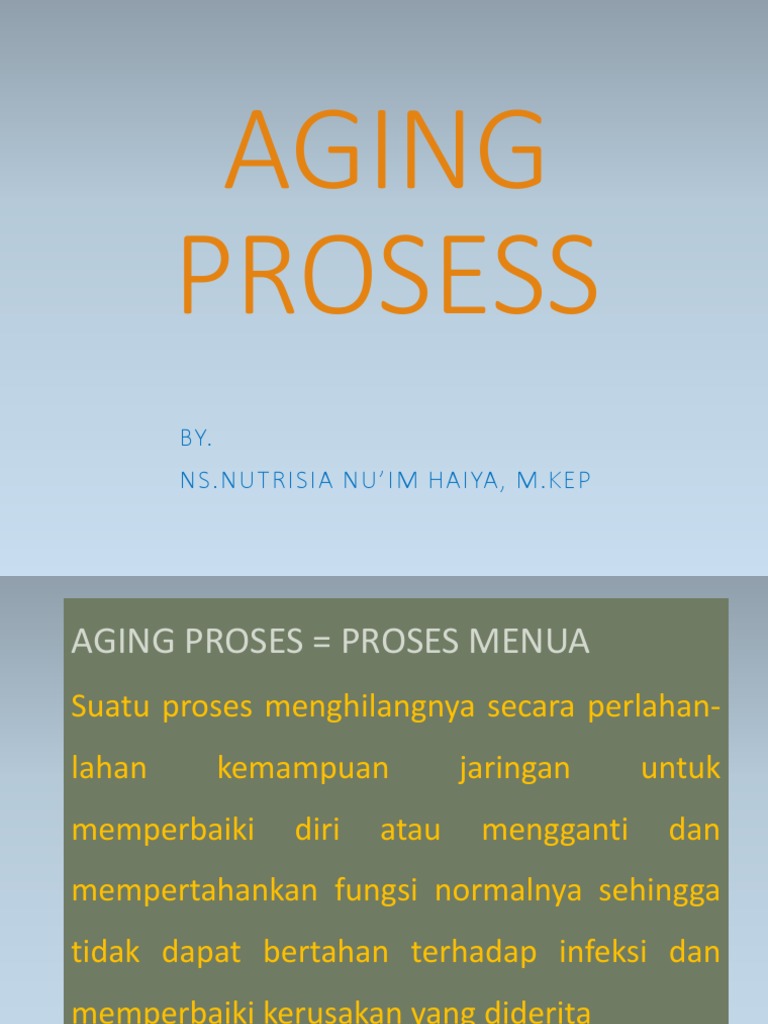 Aging Proses | PDF