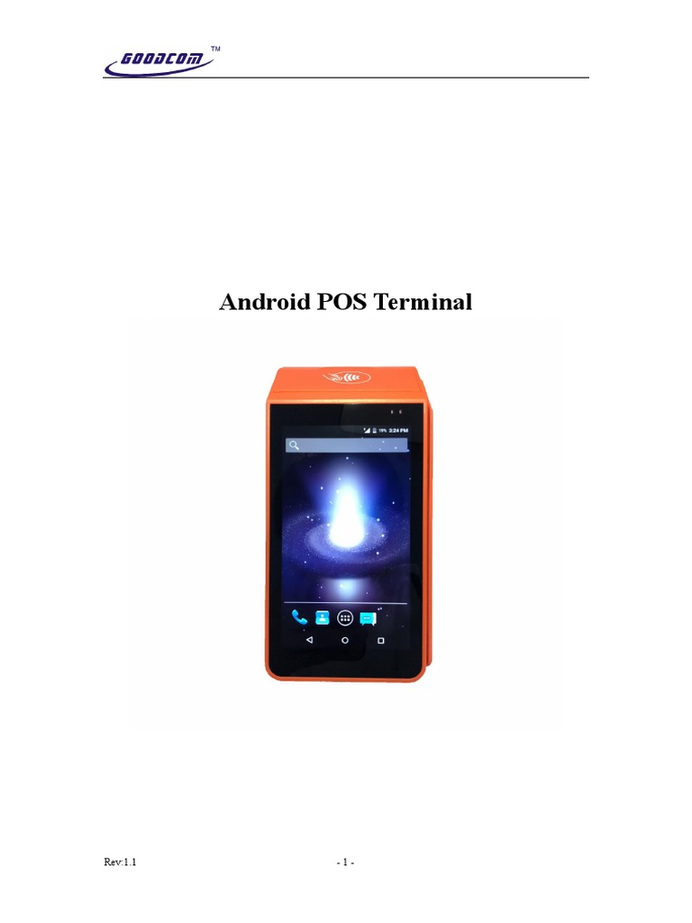 Introduction of Android Pos Terminal | PDF | General Packet Radio ...