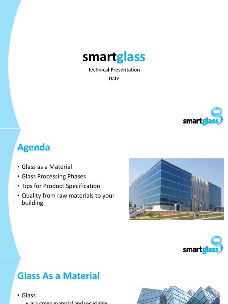 SMART GLASS-Technical Presentation | PDF | Glasses | Materials