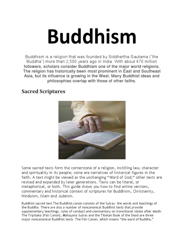 An Overview of Buddhism: Its Origins, Sacred Texts, Core Beliefs, and ...