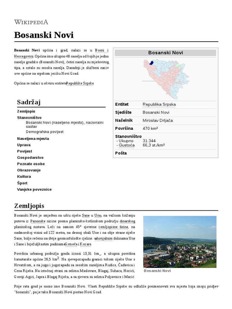 Bosanski Novi | PDF
