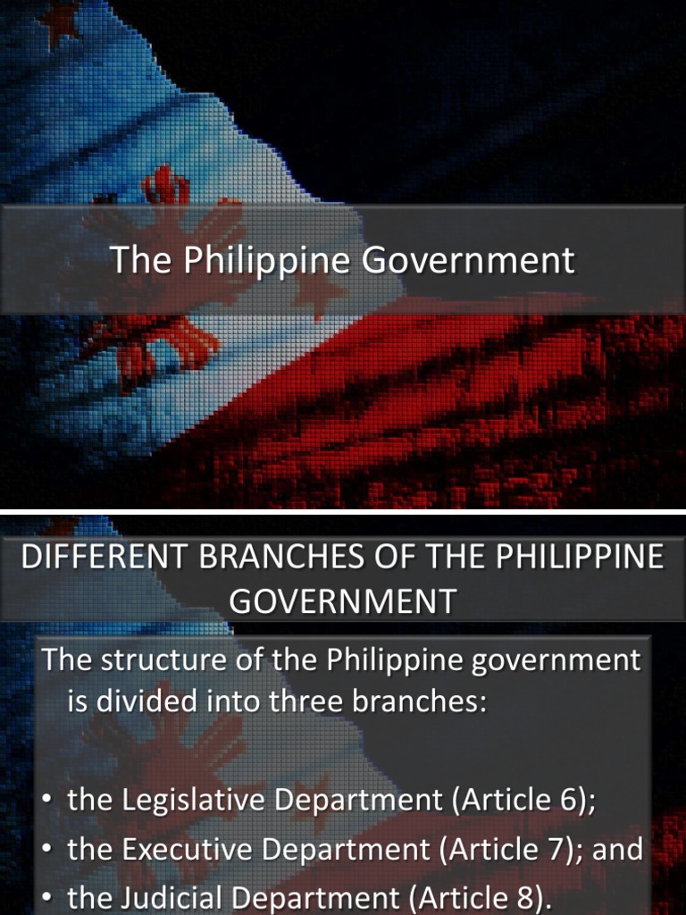 Philippine Government (Political Structure) | PDF | Impeachment ...