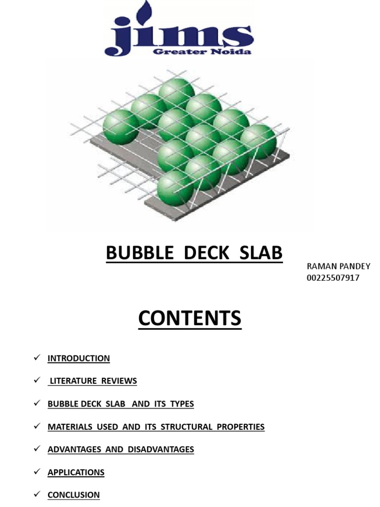 On Bubble Deck Slab | PDF | Strength Of Materials | Concrete