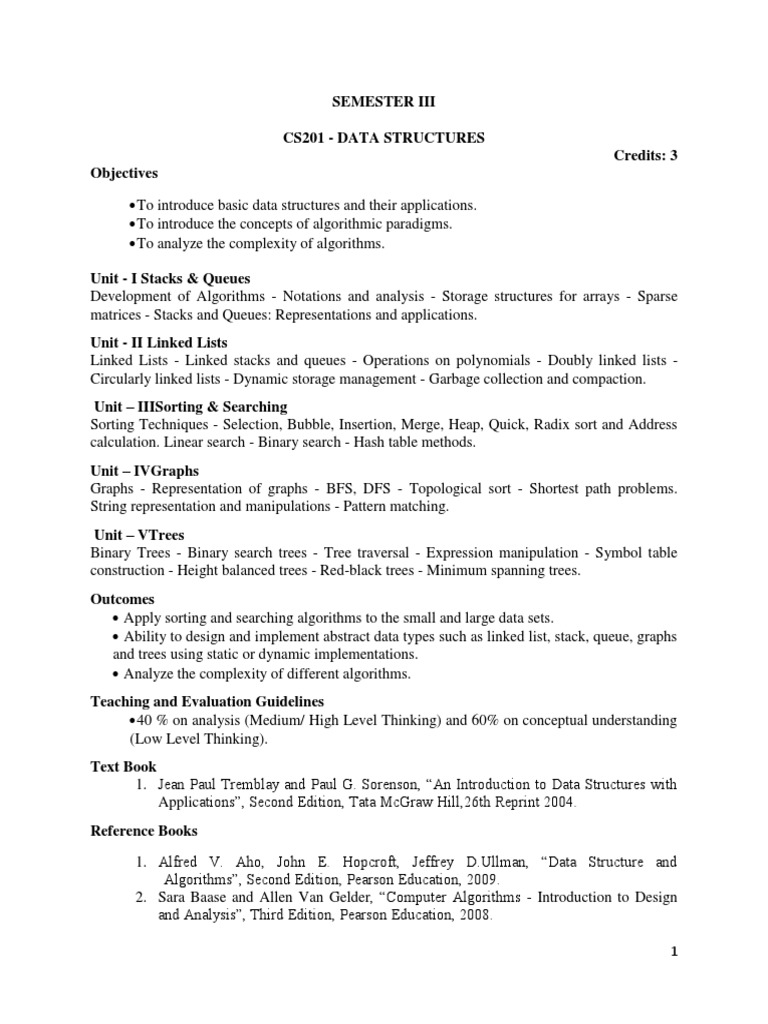 CSE Syllabus | PDF | Computer Network | Relational Database