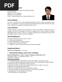 Documents et PDF CV | Scribd