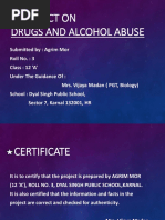 Drug Abuse: Class 12 Investigatory Project | PDF | Substance Dependence ...