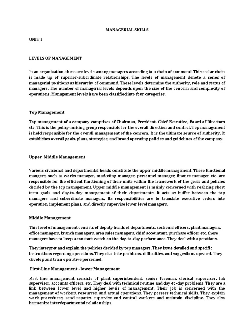 Unit I Managerial Skills | PDF | Classical Conditioning | Emotions
