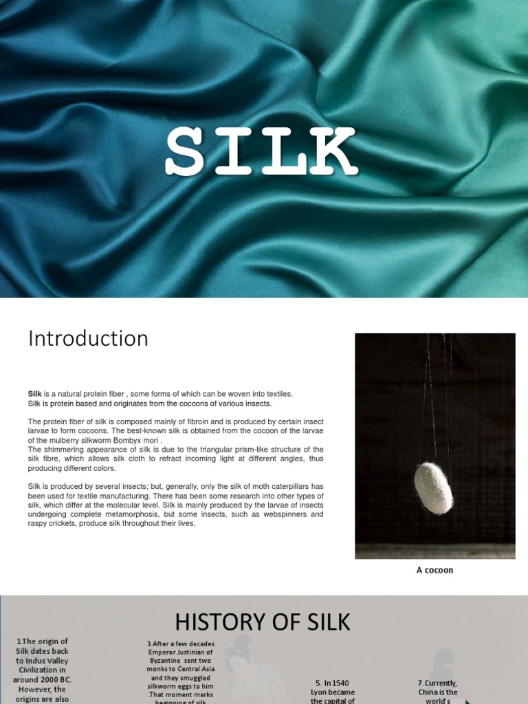 Production of Silk Fiber | PDF | Silk | Fibers