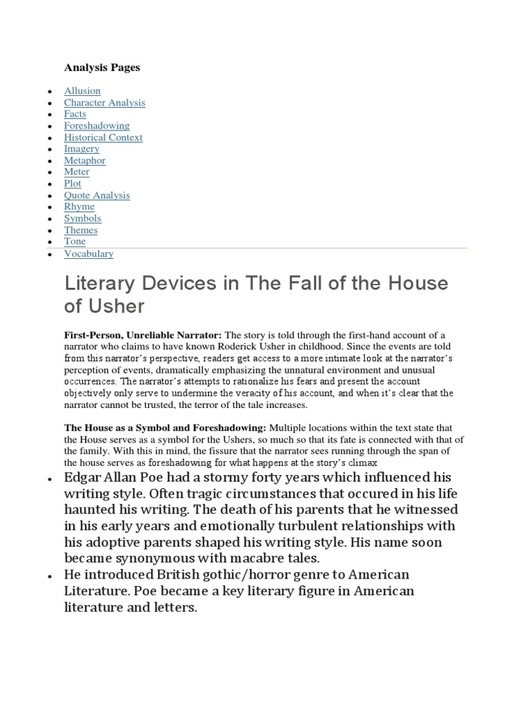 Literary Analysis Guide for Gothic Literature | PDF | Gothic Fiction ...