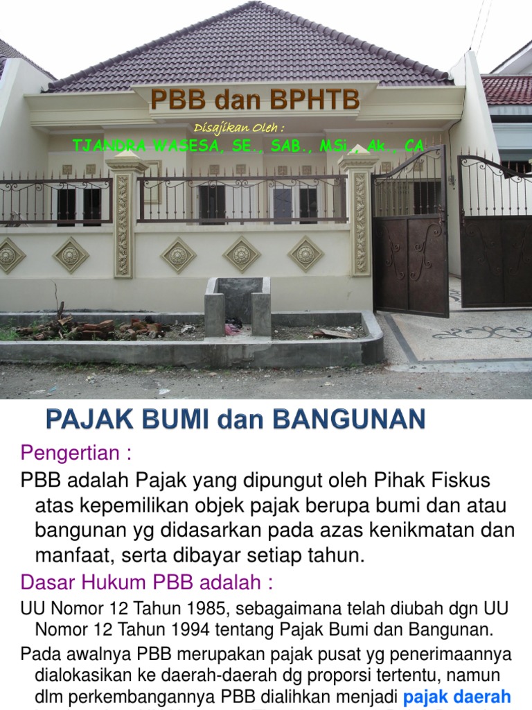 PBB Dan BPHTB | PDF