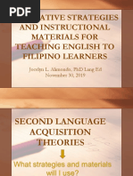 Developing Principled Framework For Materials Development | PDF | Second Language Acquisition ...