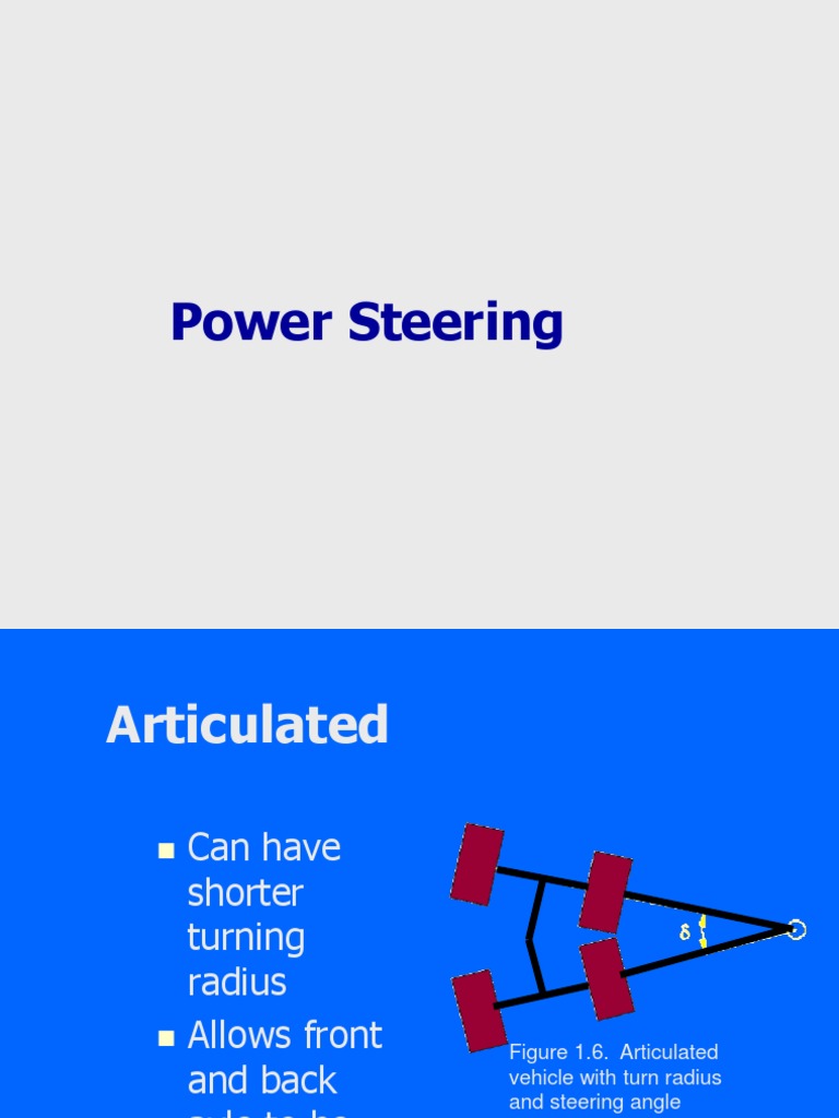 Articulated Power Steering | PDF | Valve | Vehicles