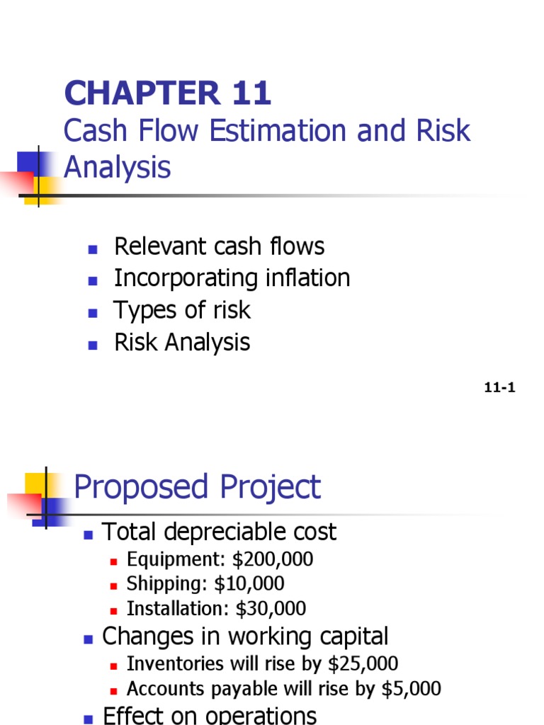 ch11 Cash Flow Estimation and Risk Analysis | PDF