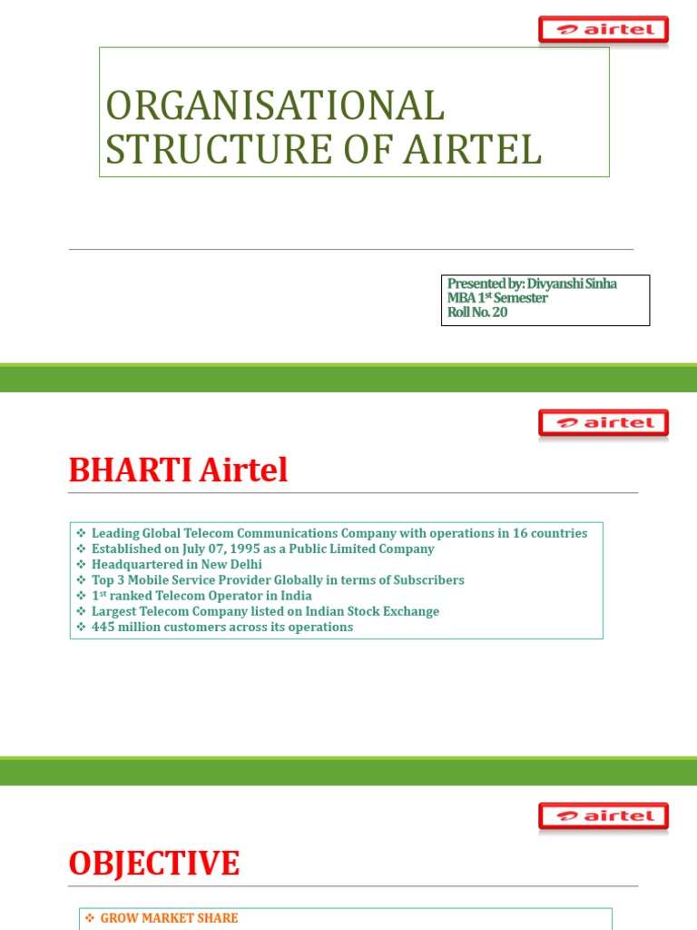 Airtel | PDF | Telecommunications | Economies