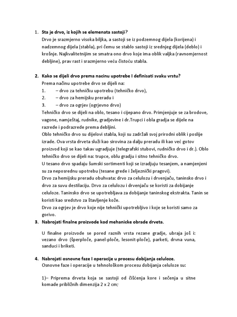 Kpr-Drvo I Proizvodi Od Drveta | PDF