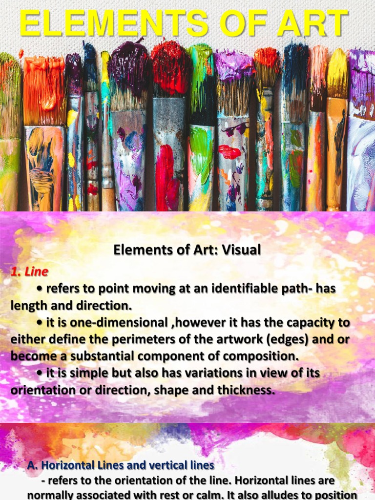 Elements of Art: A Comprehensive Look at the Building Blocks of Visual ...