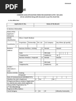 MSME Loan Application Form: A. Business Information | PDF | Identity ...