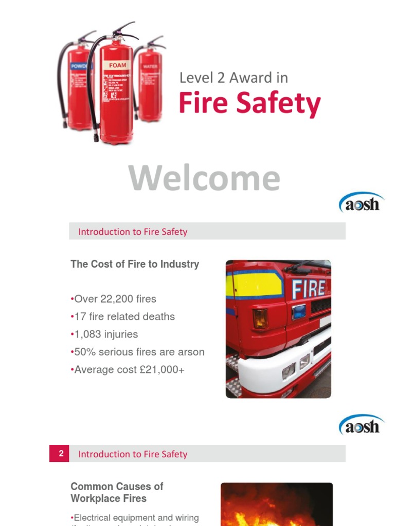 Level 2 Fire Safety Training Overview | PDF | Fire Safety | Fires