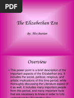 Elizabethan Era Social Class Structure | PDF | Elizabethan Era | Gentry