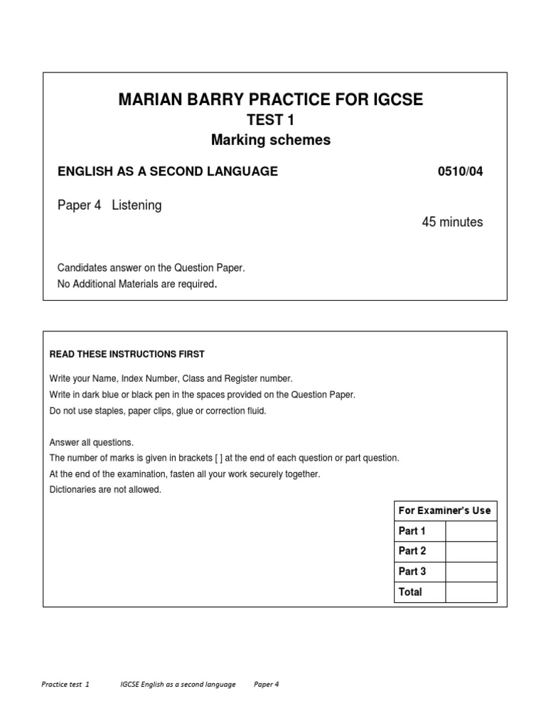 Marking Schemes (Test 1) | PDF | Risk | Health Care
