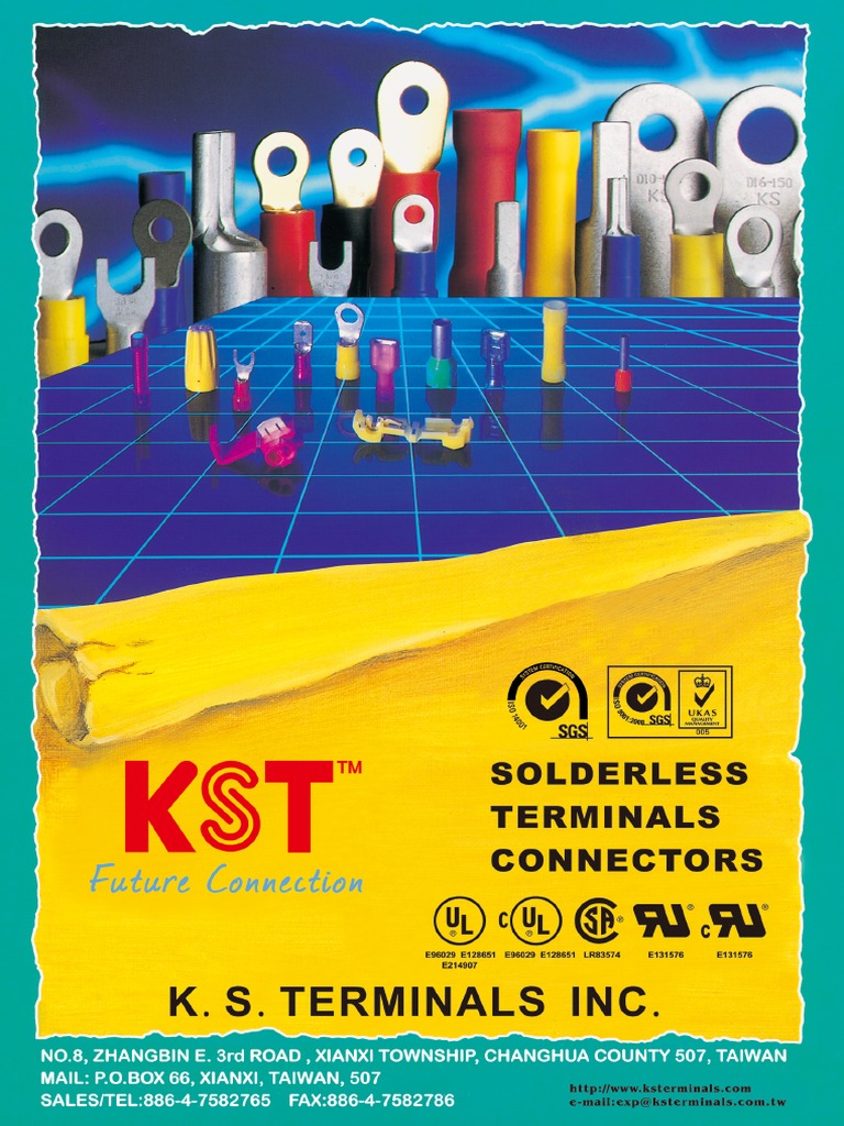Solderless Terminals Connectors | PDF | Electrical Connector | Components