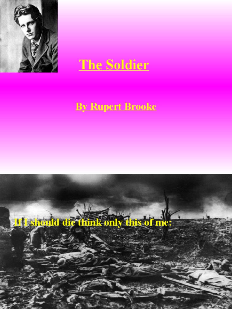 Rupert Brooke's "The Soldier" Poem Analysis | PDF | Poetry