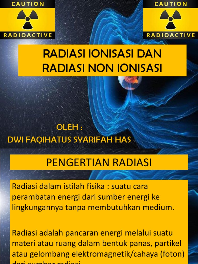 Radiasi Ionisasi Dan Non Ionisasi Radiasi | PDF