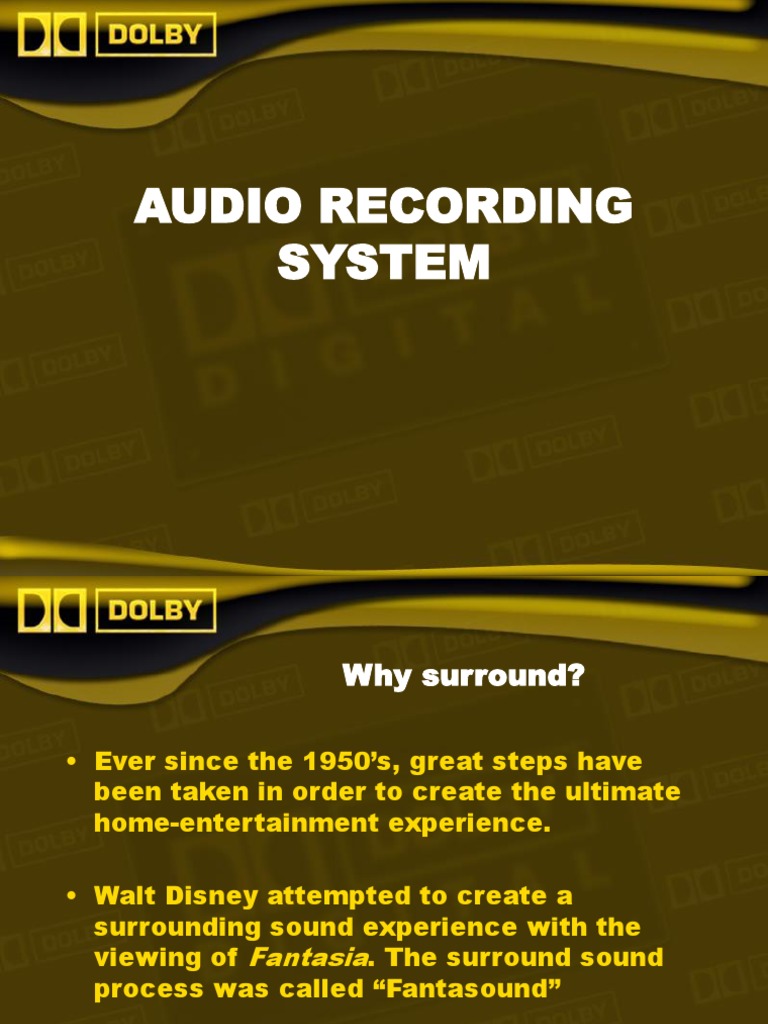 Dolby Digital | PDF | Video | High Definition Television