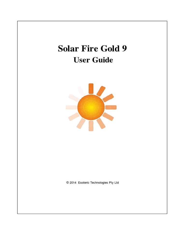 SolarFire v9 PDF | PDF | Horoscope | Computer File