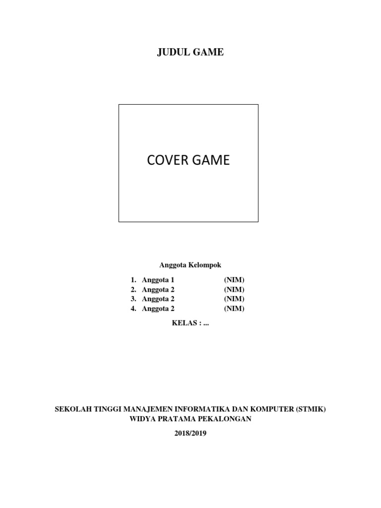 Contoh Proposal GAME | PDF