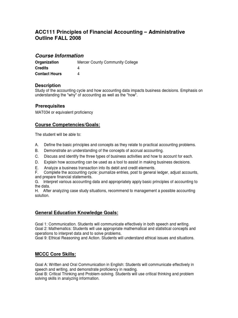 ACC111 | PDF | Curriculum | Inventory